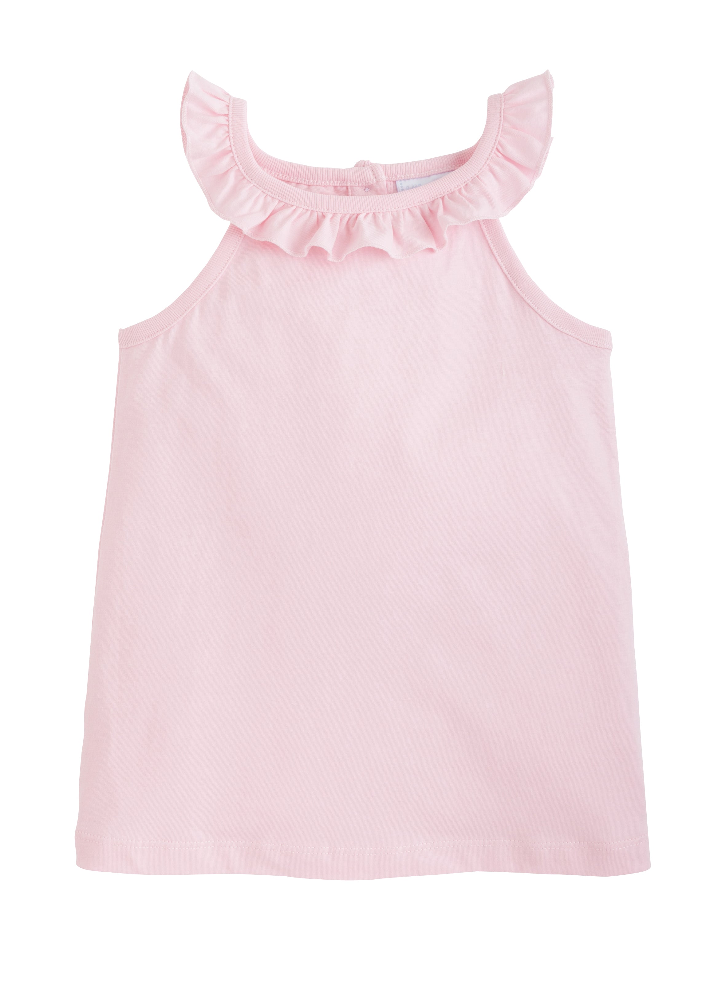 Ruffled Tank-Light Pink – Kiddeaux's