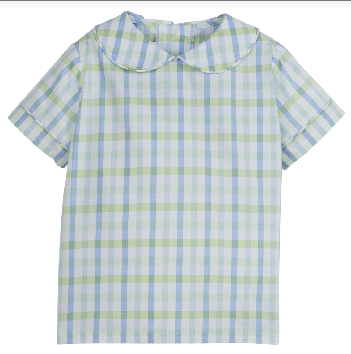 Short Sleeve Peter Pan Shirt - Wingate Plaid – Kiddeaux's